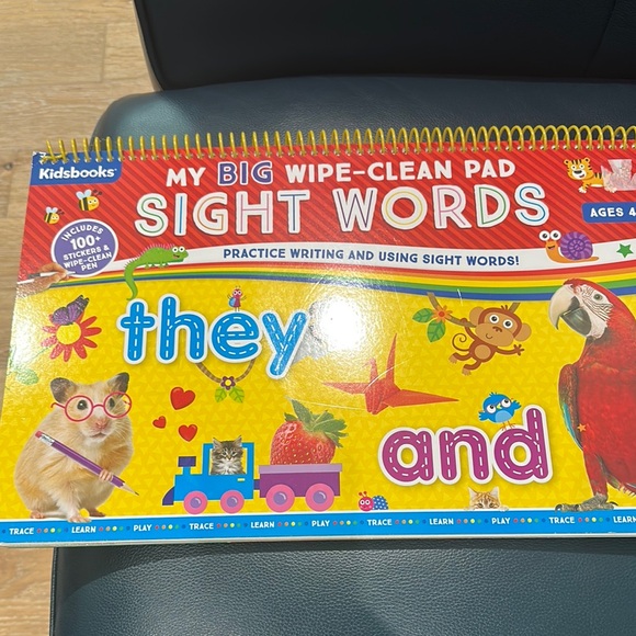 kidsbooks | Toys | Yellow Learning Toy Sight Words Pad | Poshmark
